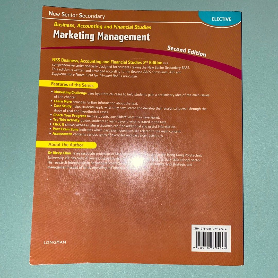 中學BAFS: Marketing Management, 興趣及遊戲, 書本 & 文具, 教科書 - Carousell