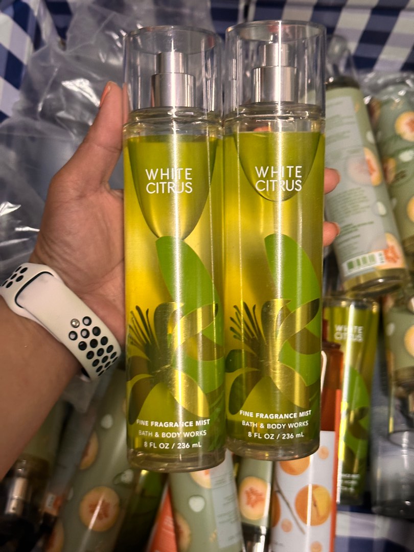 Bath & Body Works White Citrus Body Mist, 美容＆個人護理, 健康及美容 - 香水＆香體噴霧 ...