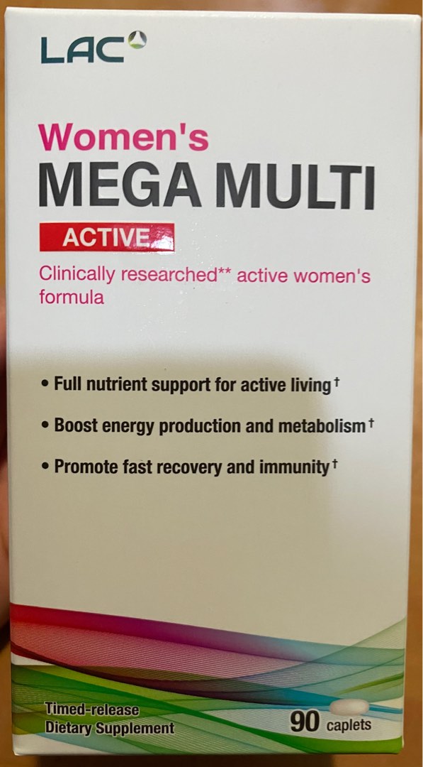 Brand New Lac Women's Mega Multi vitamins, Health & Nutrition, Health ...
