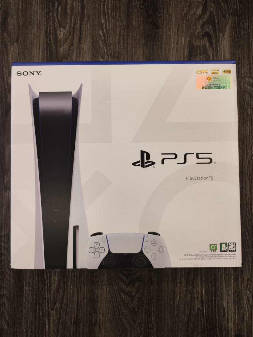 [Brand NEW] Playstation 5 with Dualsense Controller x1, Video Gaming ...