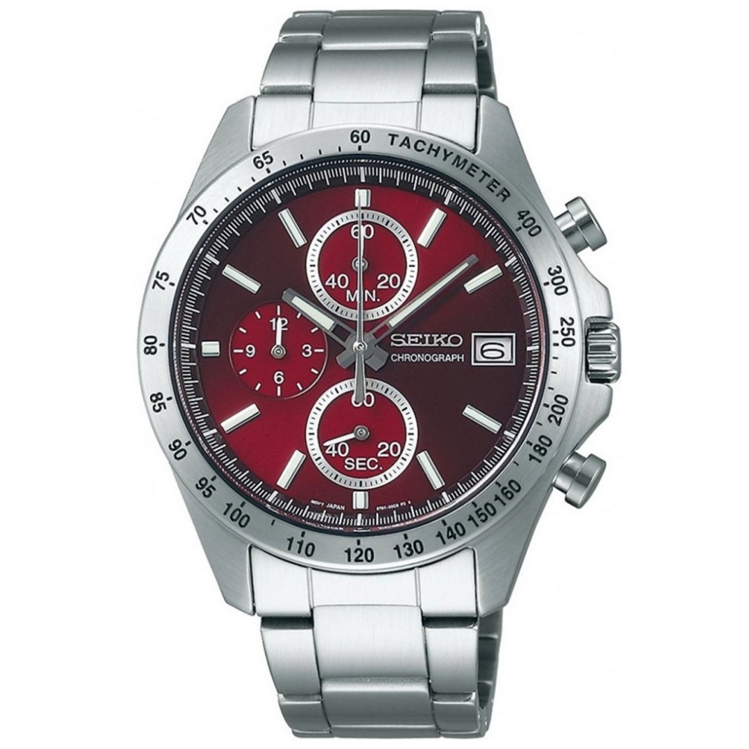 Brand New Seiko Chronograph Spirit JDM Selection Red Dial Quartz ...