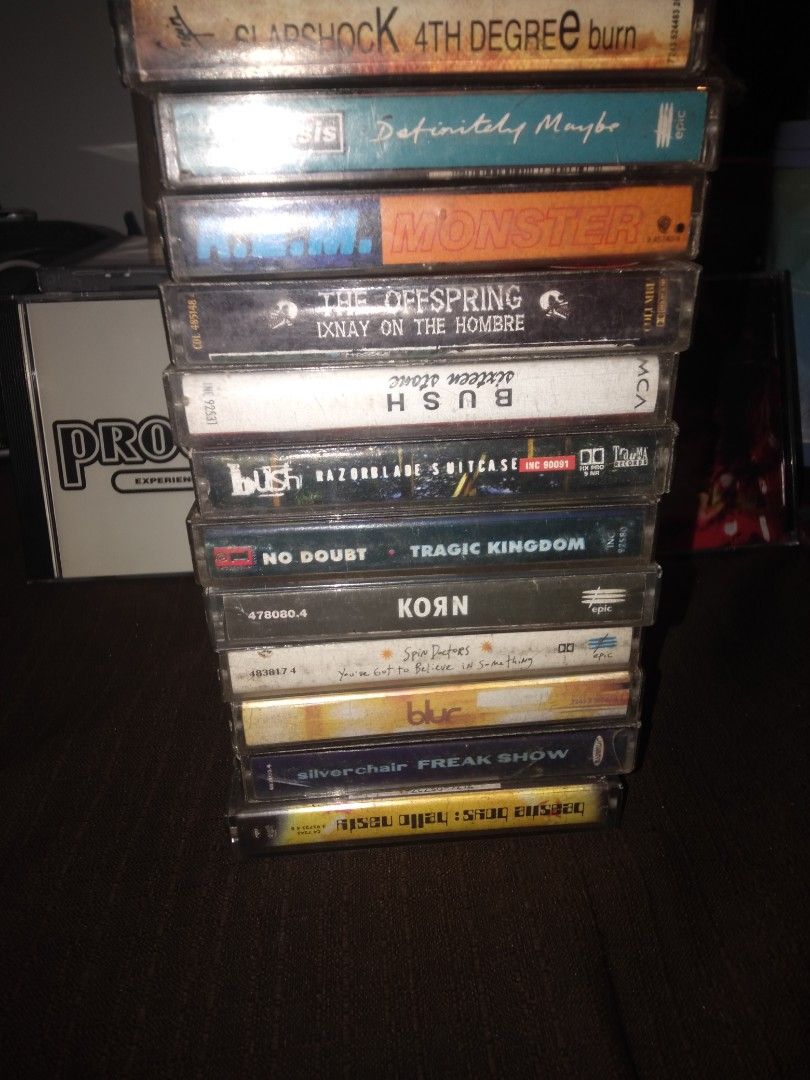 Bundle cassette tapes all inlay issues slapshock freebies on Carousell