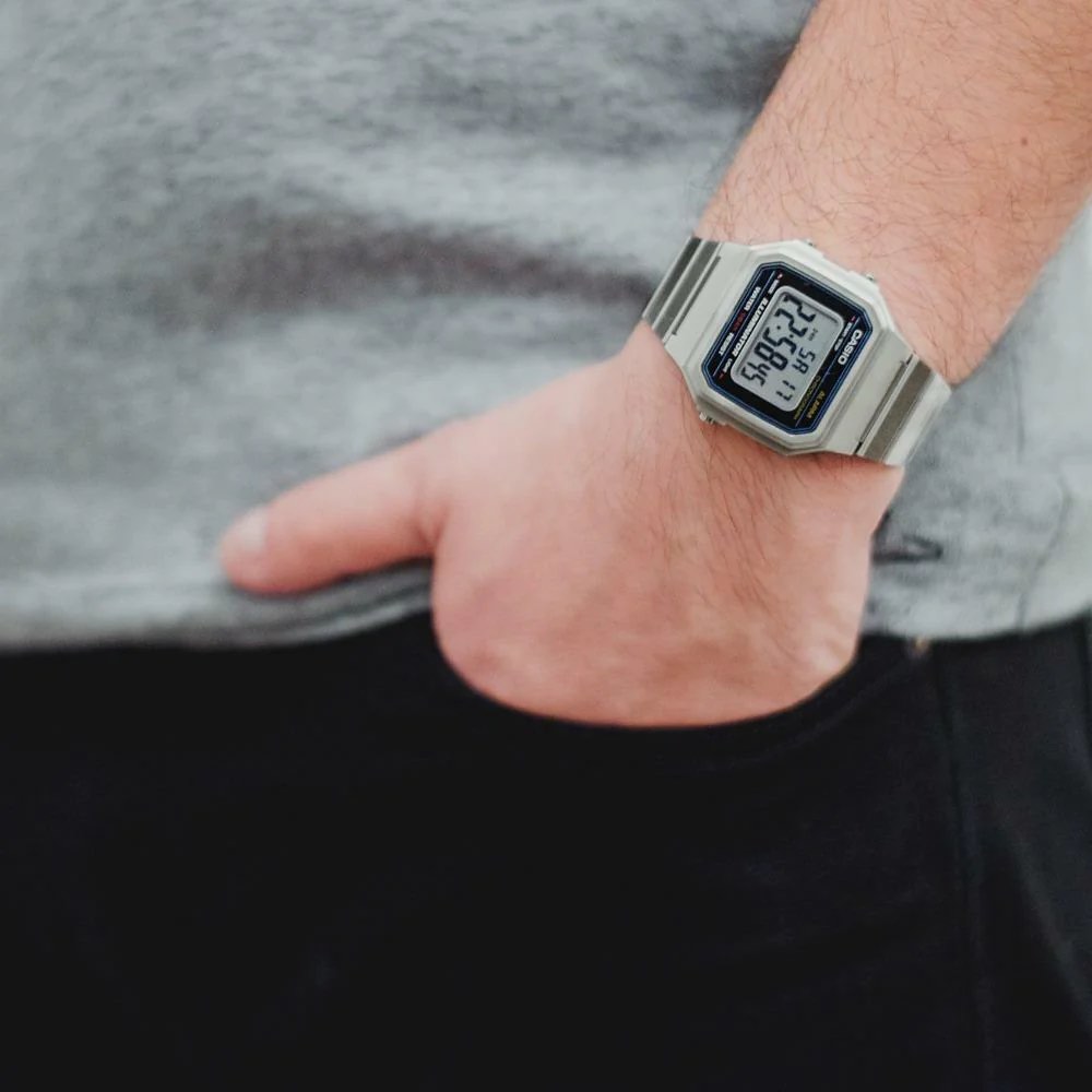 Casio Digital B650-WB-1B vintage watch, Men's Fashion, Watches ...