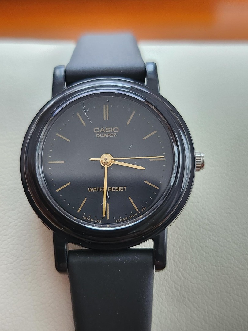 Casio Quartz Watch (Small Size)- Black, Women's Fashion, Watches ...