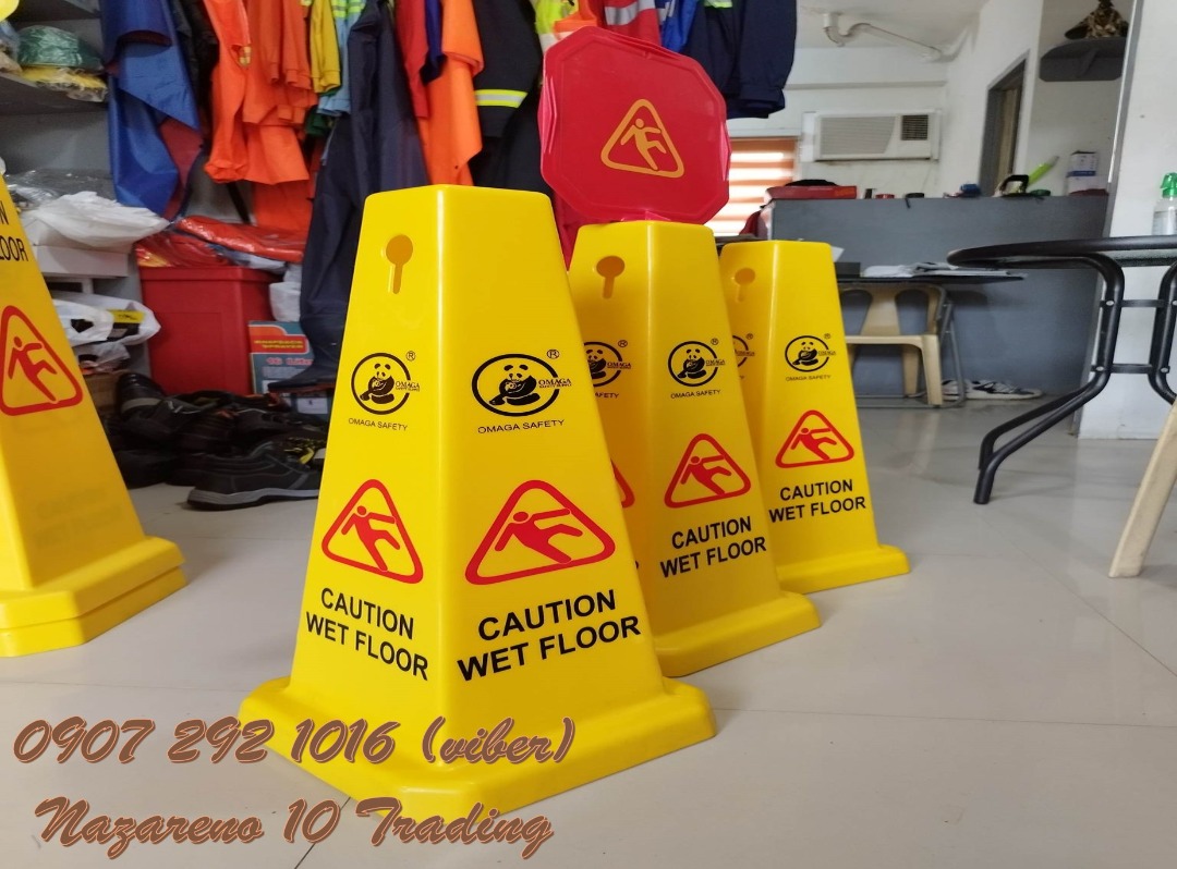 Caution wet floor signage cone type 20 on Carousell