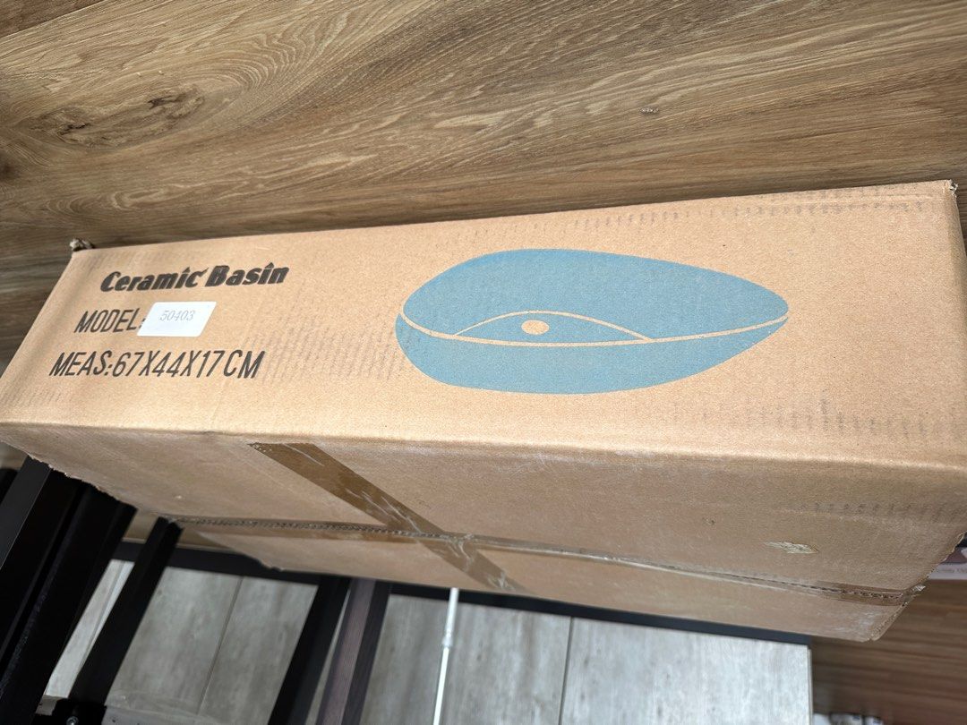 Sim Siang Choon Ceramic Basin, Furniture & Home Living, Bathroom ...