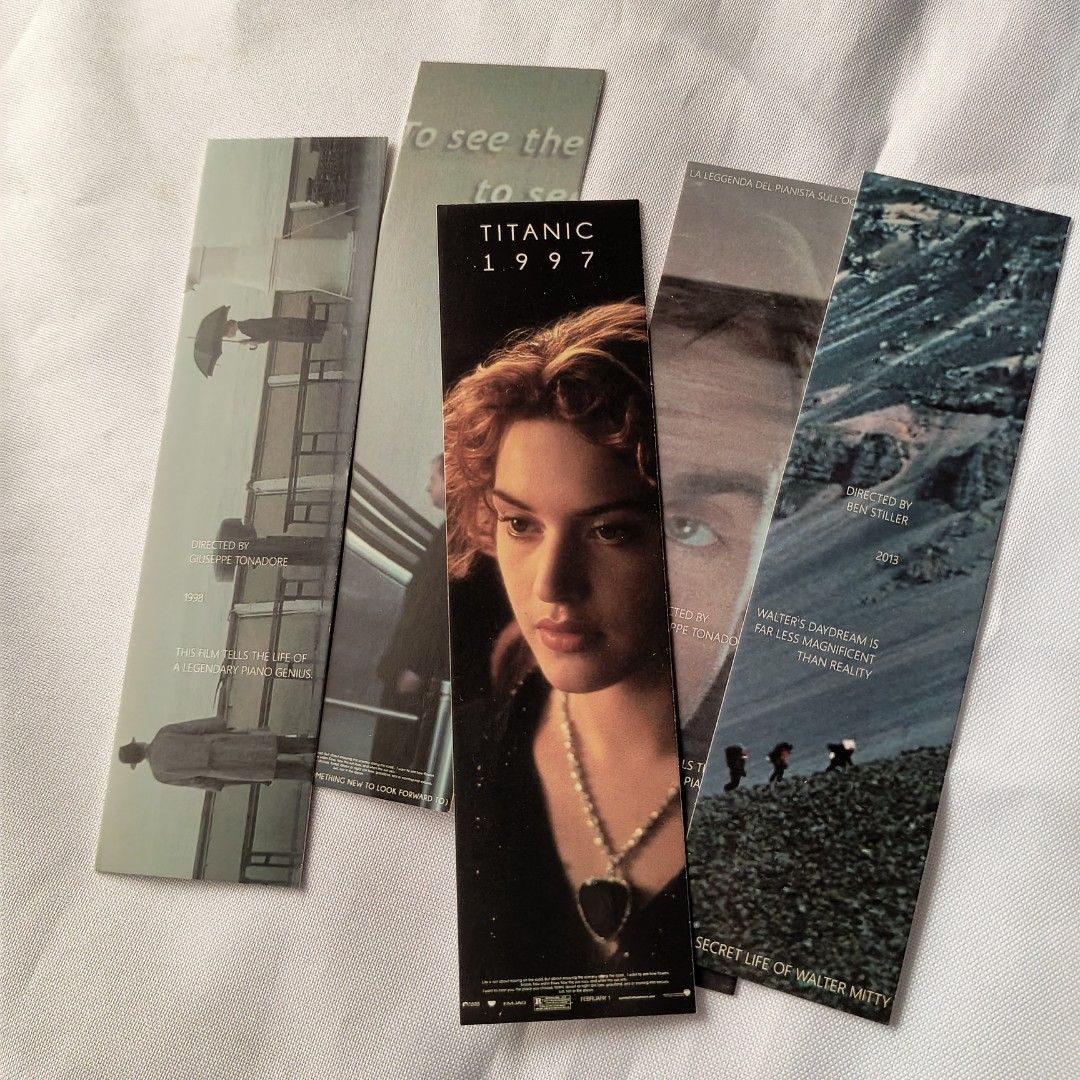 Classic Film Inspired Bookmarks, Hobbies & Toys, Books & Magazines ...