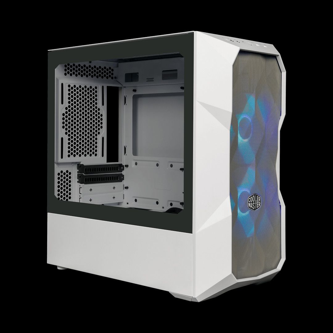 CM MASTERBOX TD300 MESH ARGB mATX CASE BLACK/WHITE PC CASE, Computers & Tech, Parts ...