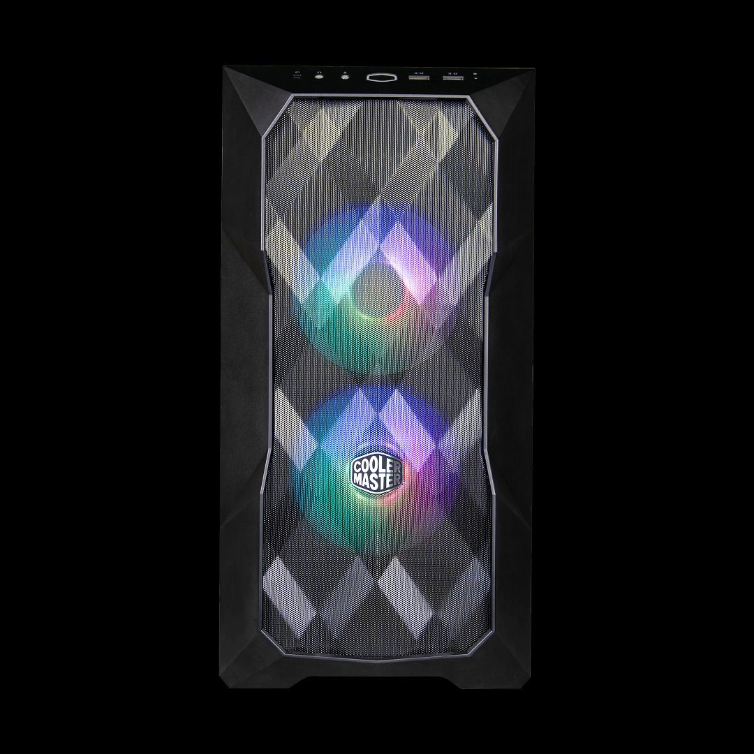 CM MASTERBOX TD300 MESH ARGB mATX CASE BLACK/WHITE PC CASE, Computers ...