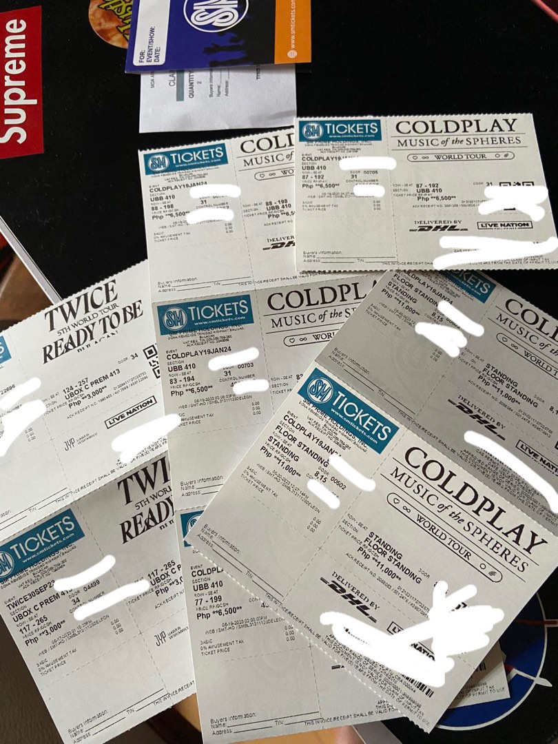 Coldplay Tickets, Tickets & Vouchers, Event Tickets on Carousell