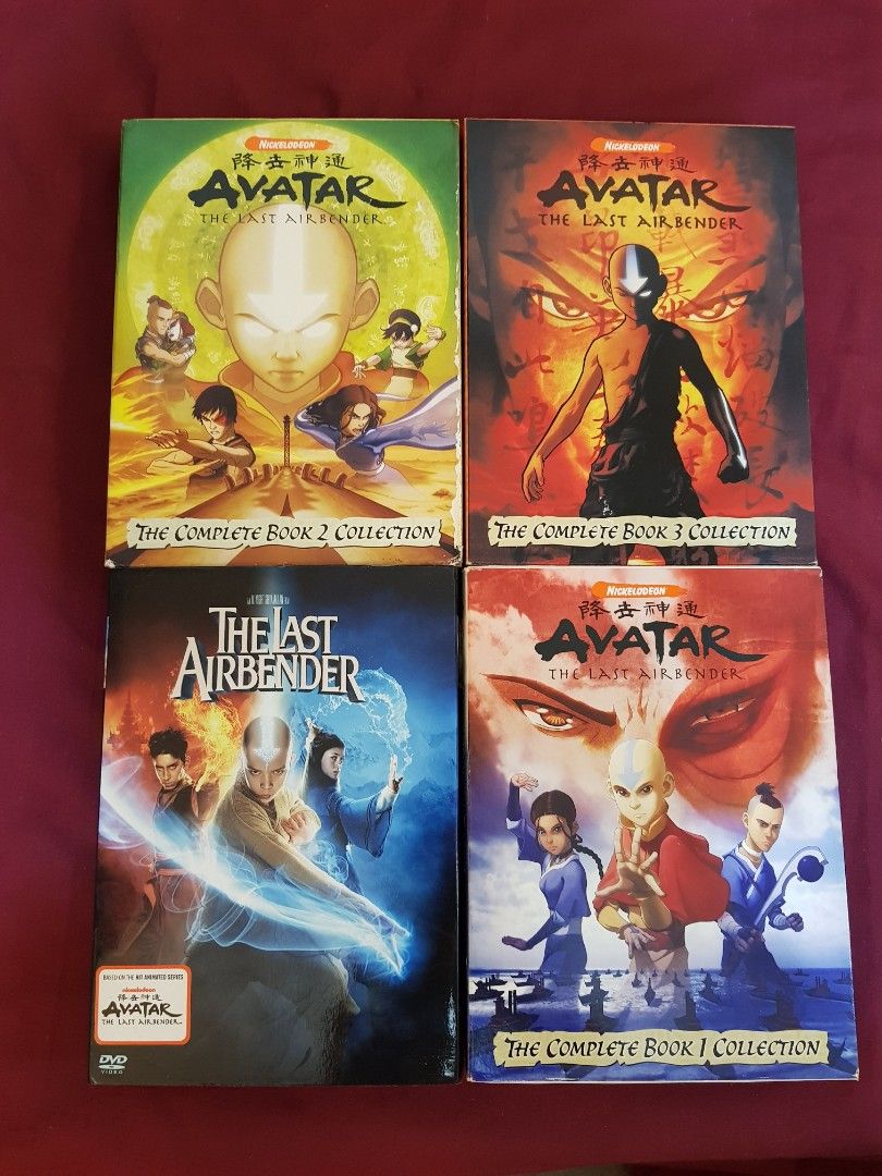 Complete AVATAR THE LAST AIRBENDER Set Of 4 DVD Boxsets, Hobbies & Toys ...