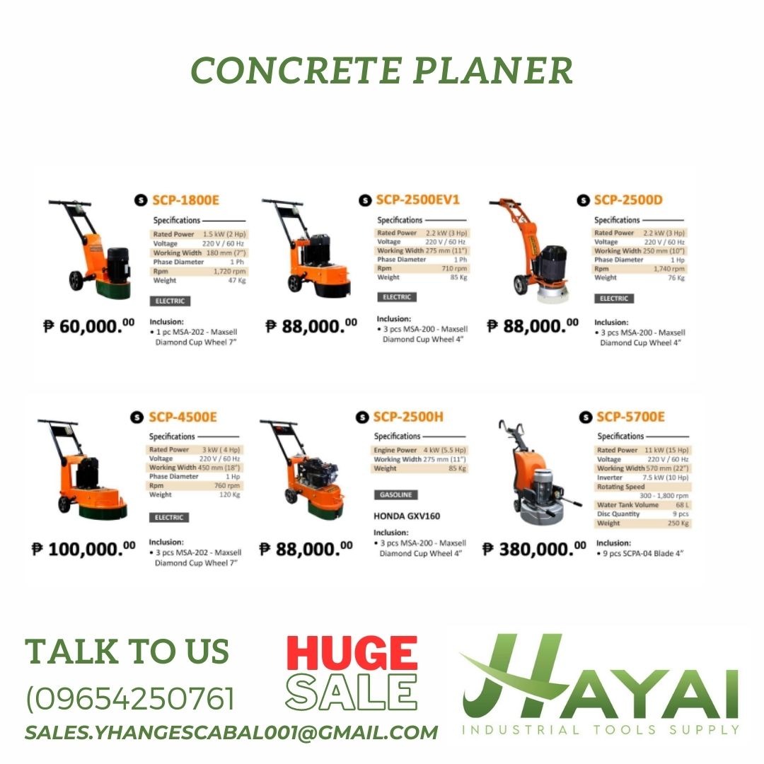 CONCRETE PLANER, Commercial & Industrial, Construction & Building ...
