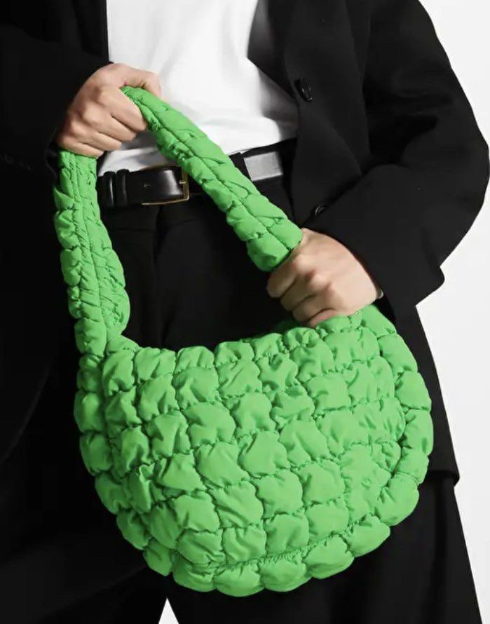 COS Mini Quilted Bag - Green, Women's Fashion, Bags & Wallets, Shoulder ...