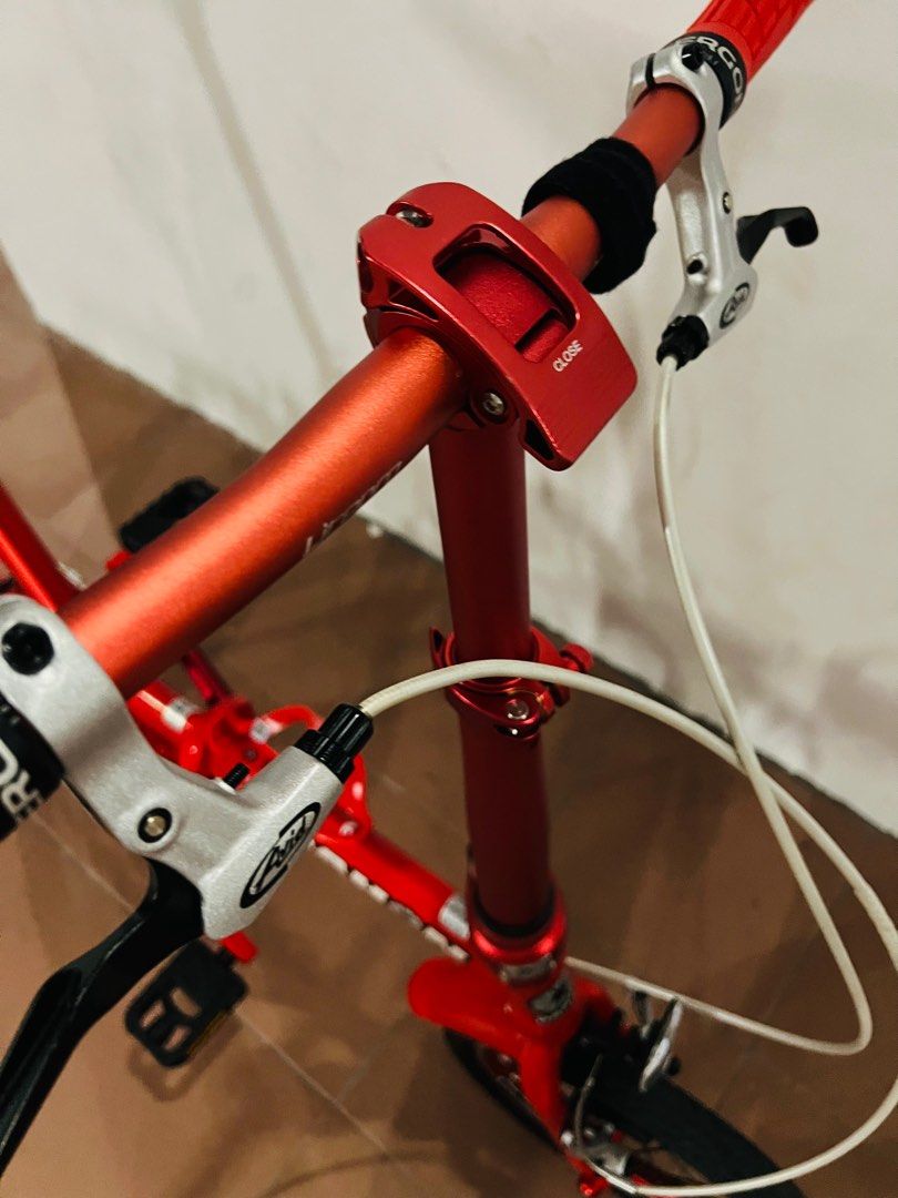 Dahon 412 classic red bicycle , Sports Equipment, Bicycles & Parts ...