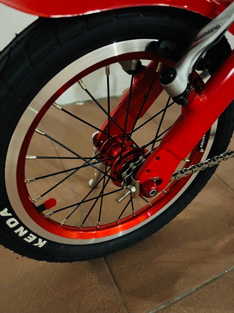 Dahon 412 classic red bicycle , Sports Equipment, Bicycles & Parts ...