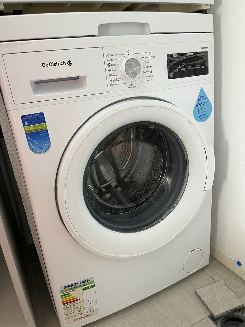 De Dietrich Front Load Washing Machine DWF94WA, TV & Home Appliances ...