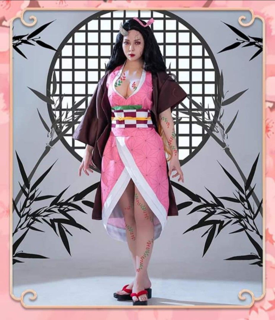 Demon Nezuko Cosplay XXL, Hobbies & Toys, Memorabilia & Collectibles, J ...