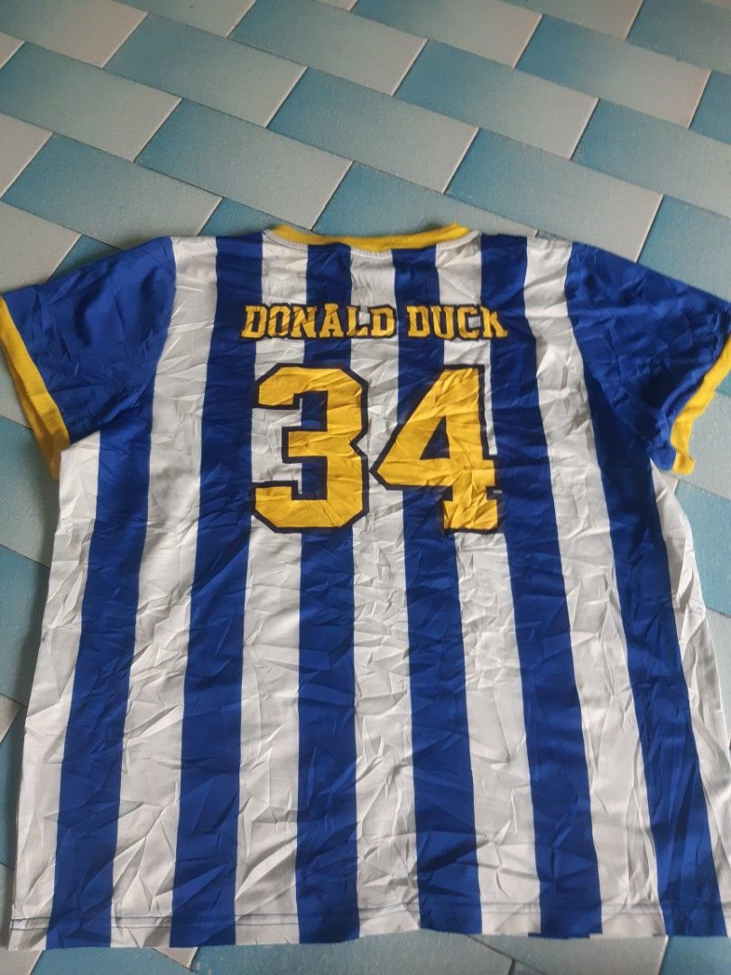 DONALD DUCK JERSEY, Men's Fashion, Tops & Sets, Tshirts & Polo Shirts ...