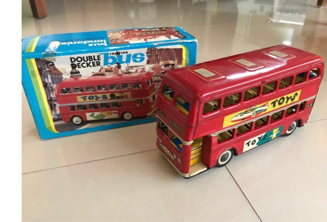 Double decker friction bus, Hobbies & Toys, Memorabilia & Collectibles ...