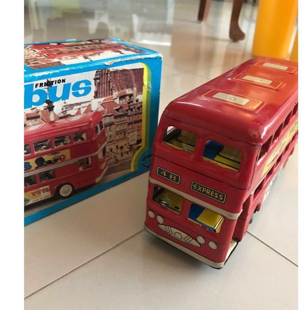 Double decker friction bus, Hobbies & Toys, Memorabilia & Collectibles ...
