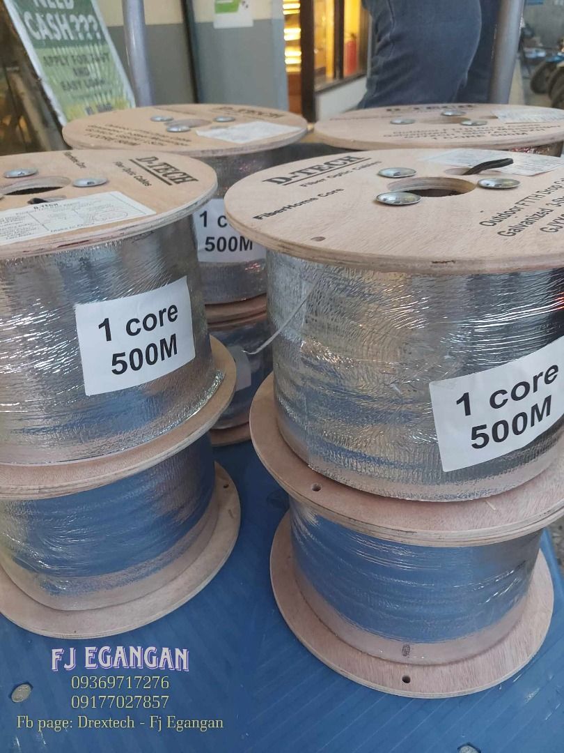 D-Tech 1 core FOC / Single core Fiber optic cable, Computers & Tech ...