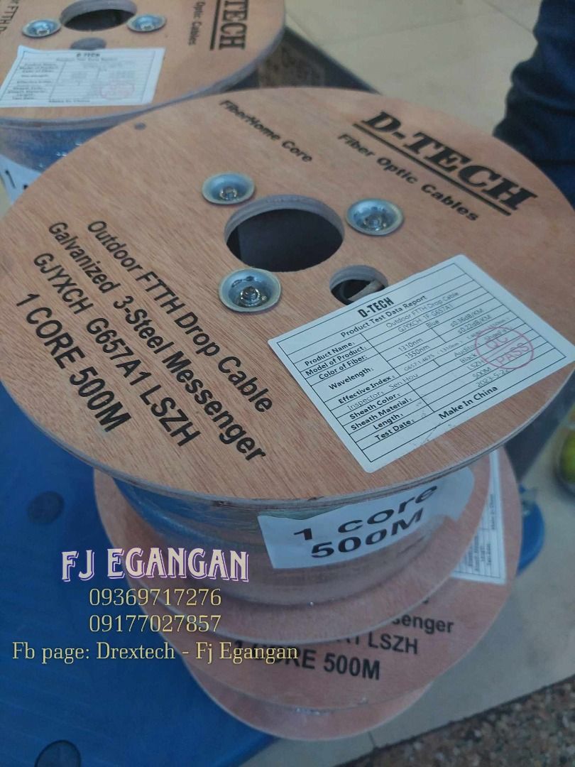 D-Tech 1 core FOC / Single core Fiber optic cable, Computers & Tech ...