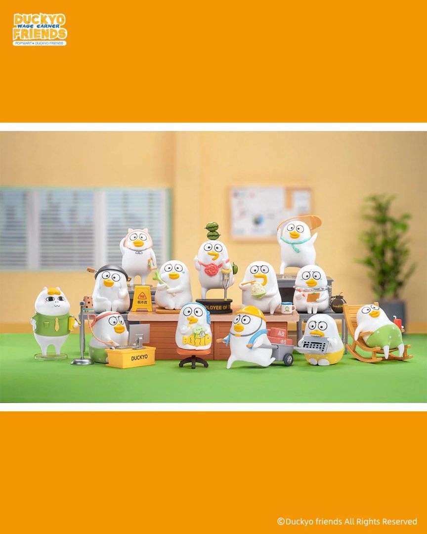 Duckyo Popmart with Special (Full Set), Hobbies & Toys, Toys & Games on ...