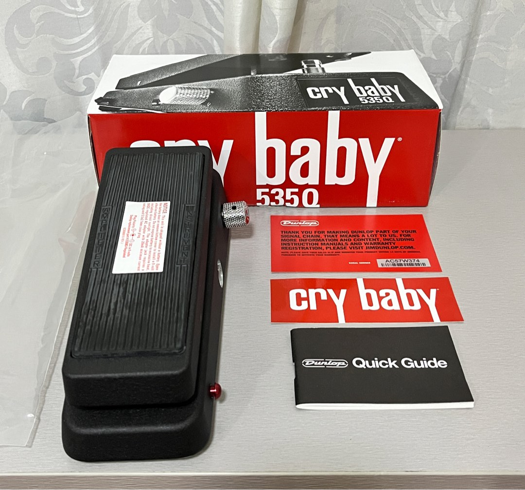 Dunlop 535Q Cry Baby 535Q Multi-wah Pedal - Black on Carousell