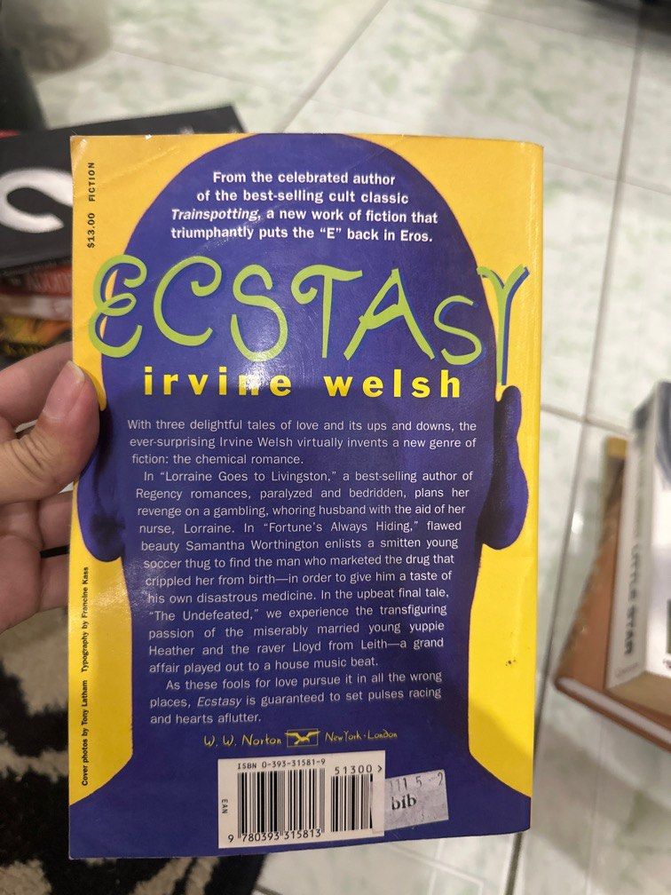 Ecstasy book by Irvine Welsh, Hobbies & Toys, Books & Magazines, Magazines on Carousell