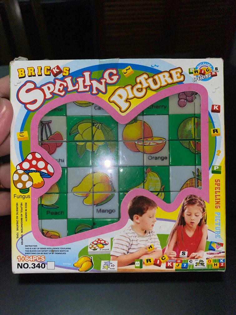 Educational Bricks Spelling Pictures Toys for Kids, Hobbies & Toys ...