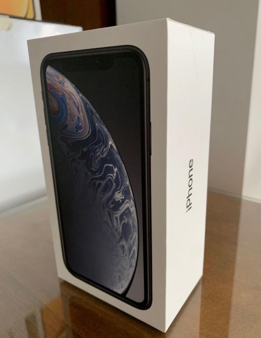 Empty box : iPhone XR Black 128GB, Mobile Phones & Gadgets, Mobile ...