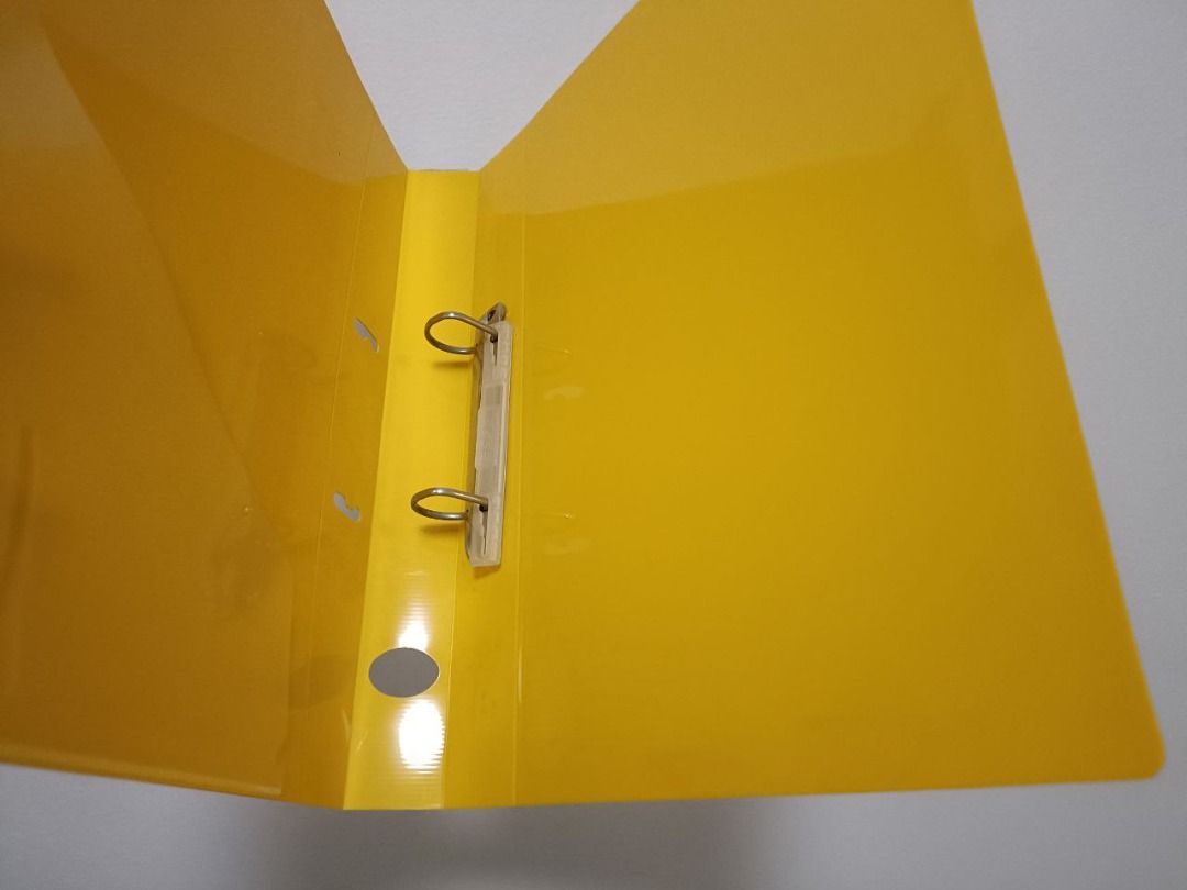 ESPP RING CLAMP FILE A4 82D 1.5 INCH - RED AND YELLOW SET, Hobbies ...