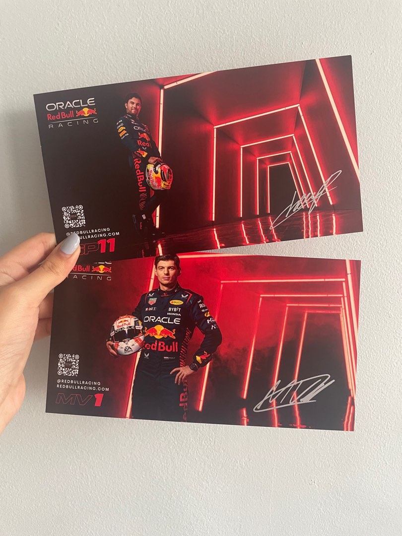F1 Redbull driver cards, Hobbies & Toys, Memorabilia & Collectibles ...
