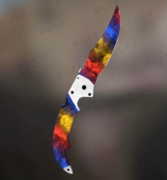 Falchion Knife Marble Fade, Video Gaming, Gaming Accessories, In-Game Products on Carousell