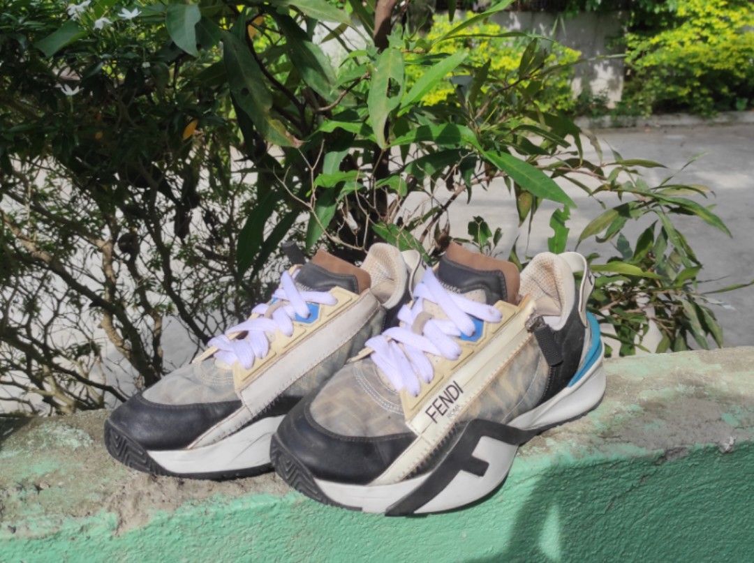 Fendi Flow Sneakers, Men's Fashion, Footwear, Sneakers on Carousell