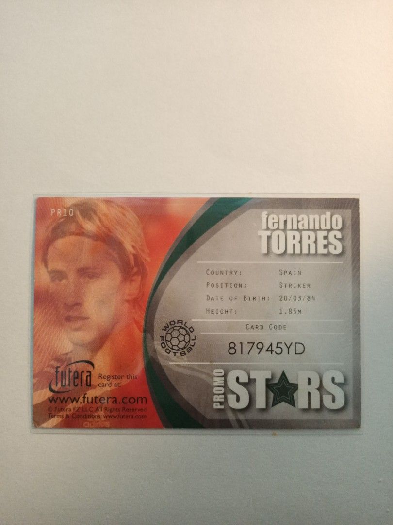 Fernando Torres Futera promo stars ( Lionel Messi Cristiano Ronaldo ...