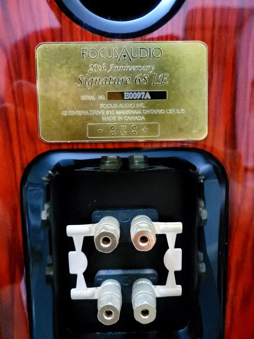 Focus Audio FS68 LE (Rosewood) Speakers, 音響器材, Soundbar、揚聲器、藍牙喇叭、耳擴 ...