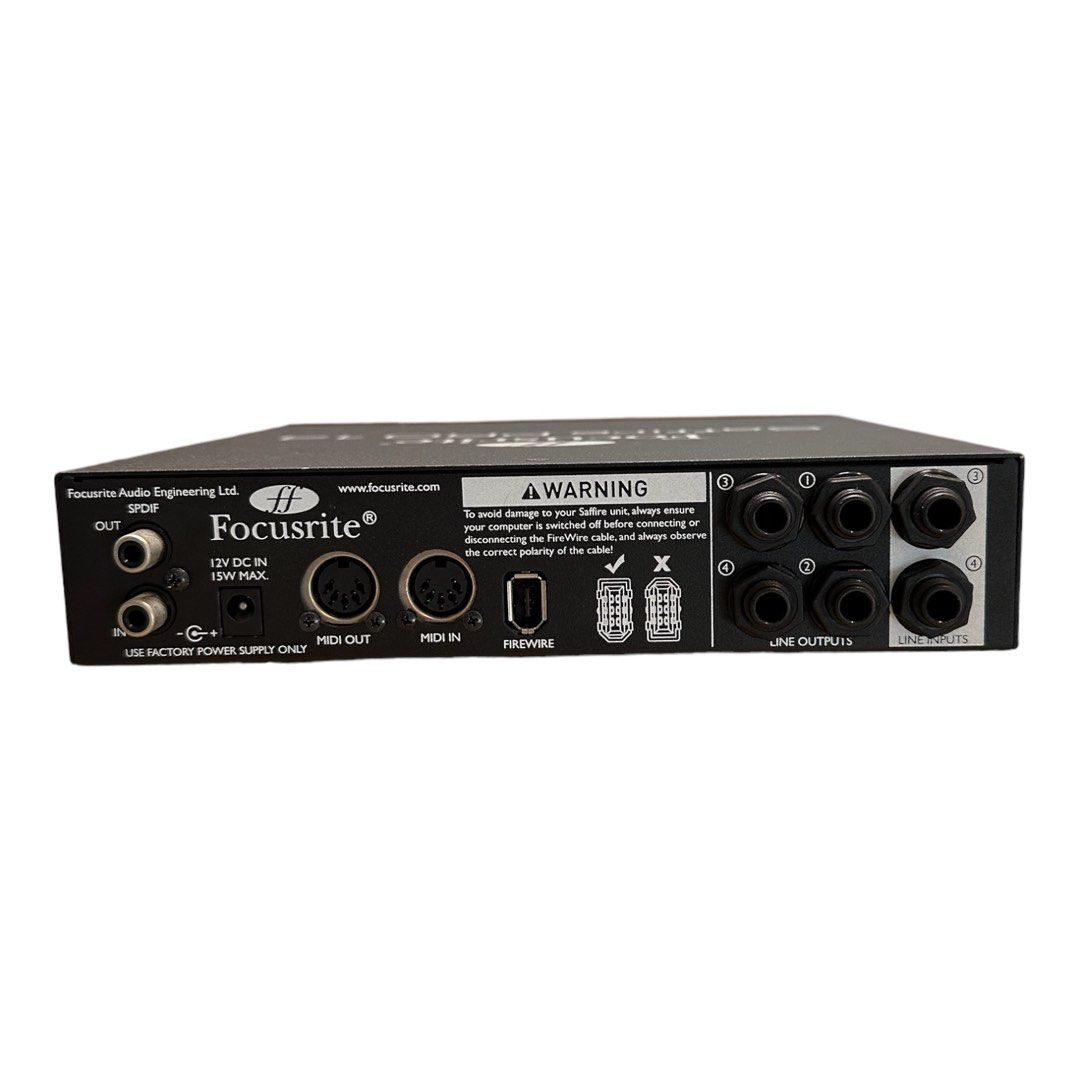 Focusrite Saffire PRO 14 - FireWire Interface with Microphone Preamps ...