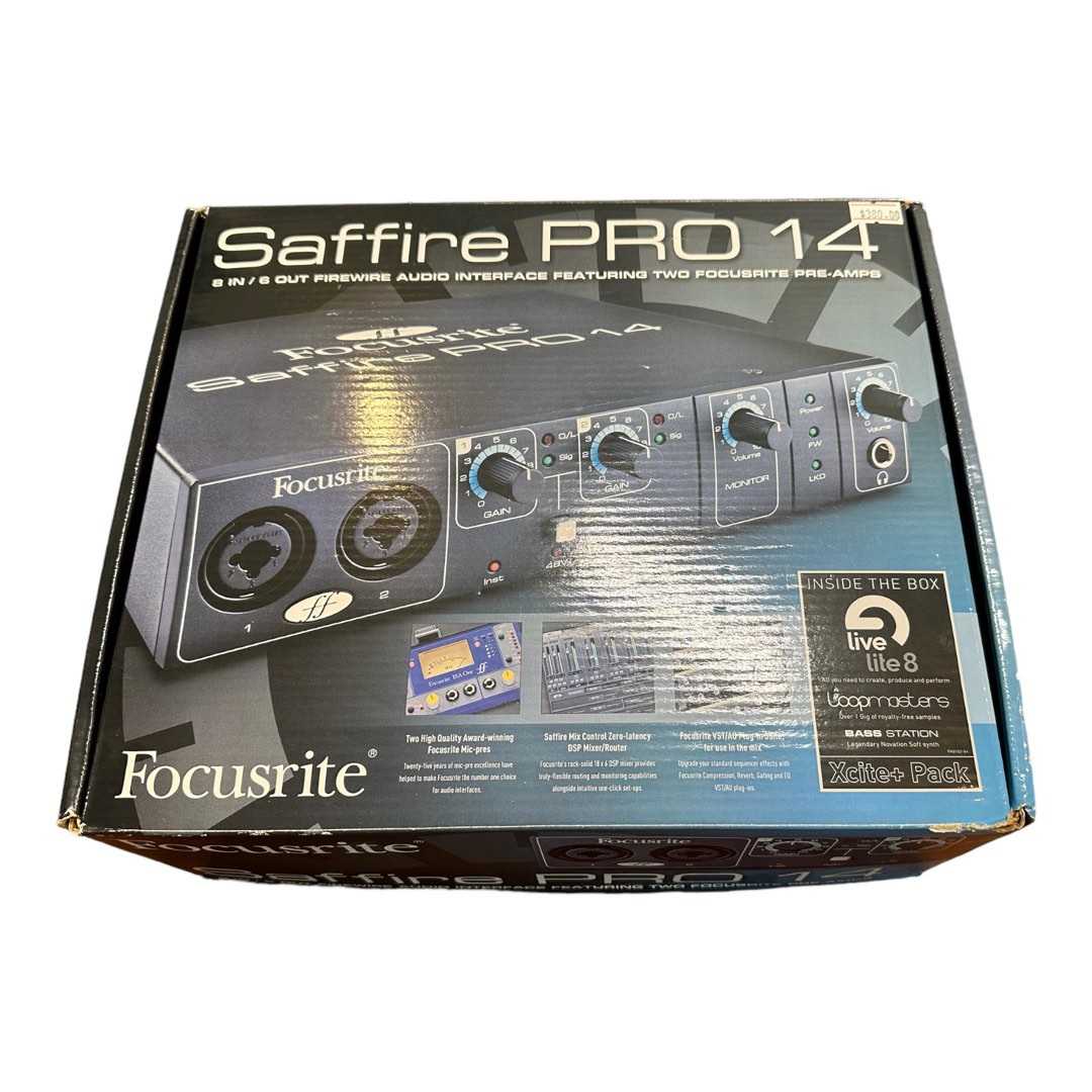 Focusrite Saffire PRO 14 - FireWire Interface with Microphone Preamps ...