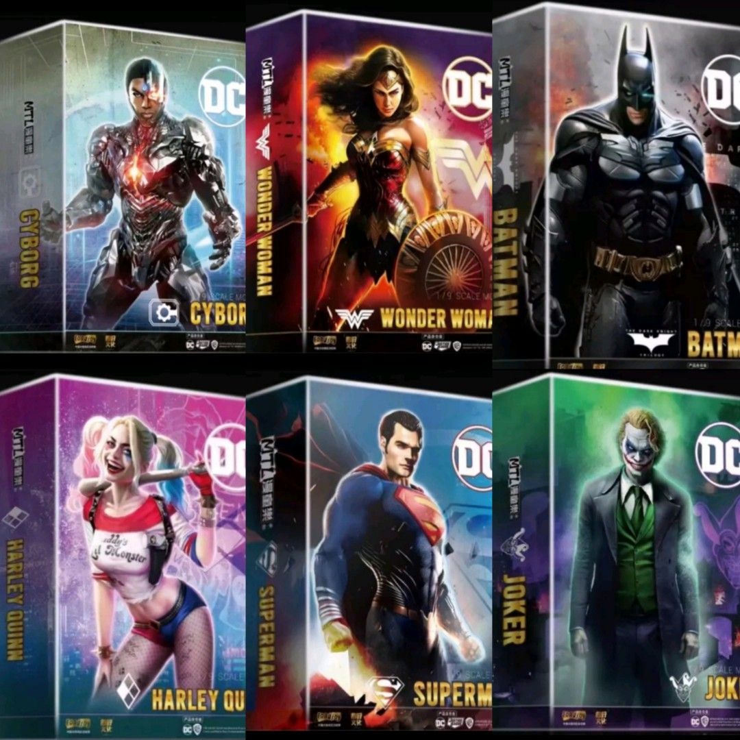 Fondjoy brand DC characters collectibles action figure toys Batman ...