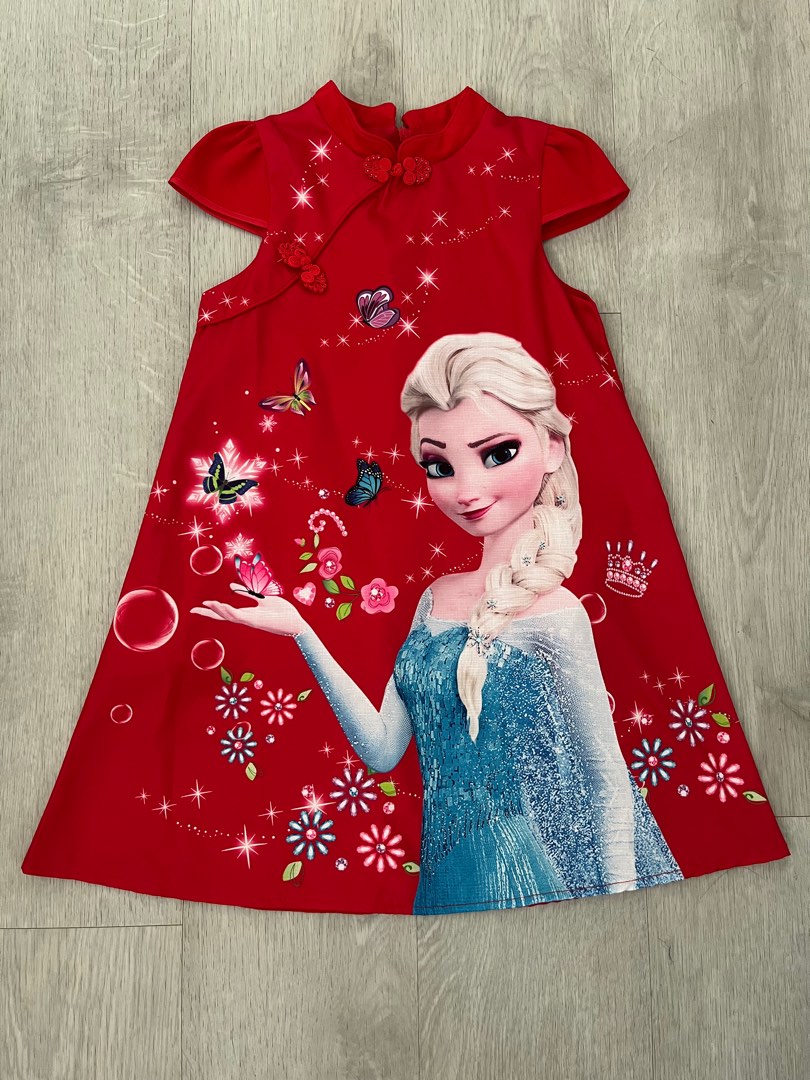 Frozen Chinese Costume, Babies & Kids, Babies & Kids Fashion on Carousell