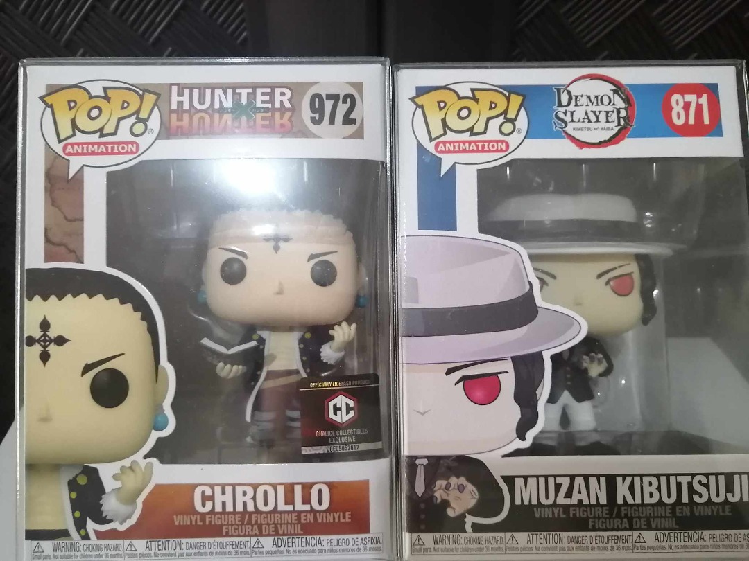 Funko Pop! Chrollo / Muzan Kibutsuji, Hobbies & Toys, Toys & Games on Carousell