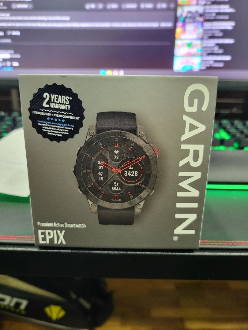 Garmin Epix Gen 2 Sapphire Black DLC Titanium, Mobile Phones & Gadgets ...