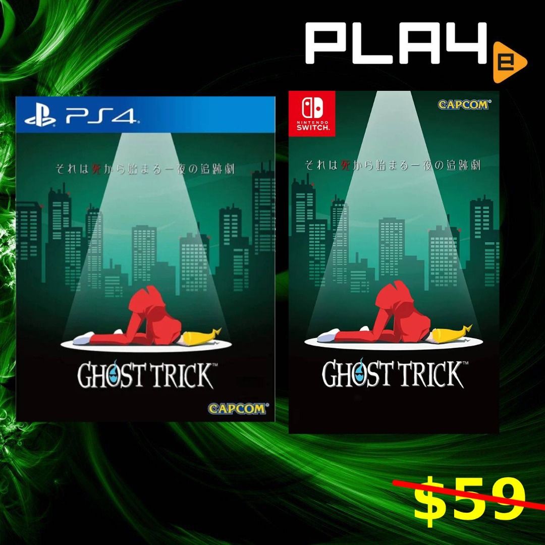 Ghost Trick: Phantom Detective Brand New (PS4/Nintendo Switch), Video Gaming, Video Games ...