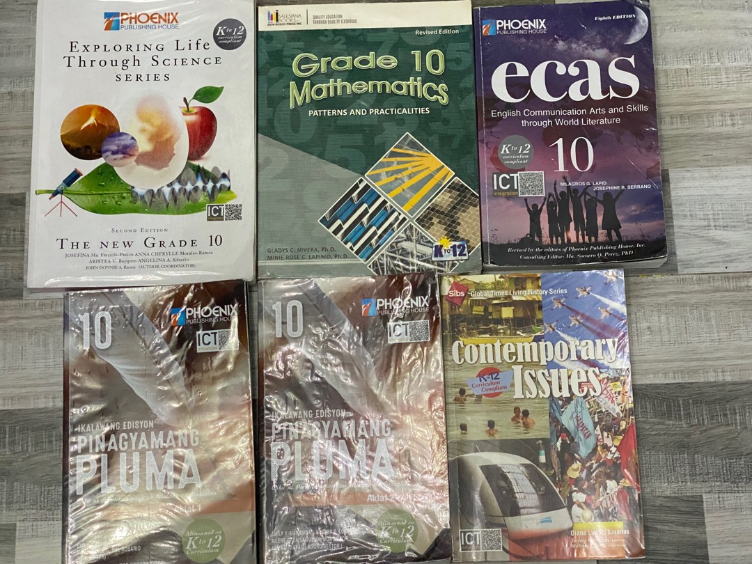 grade 10 books , Hobbies & Toys, Books & Magazines, Textbooks on Carousell