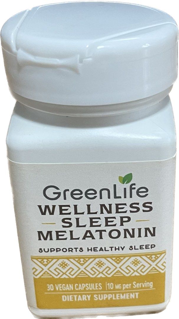 Greenlife Wellness Sleep Melatonin (Exp 30/11/23), Health & Nutrition ...