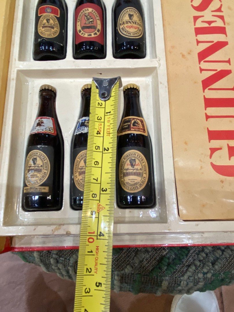 Guinness Stout Book Of Miniatures Glass Bottles With Original Box ...