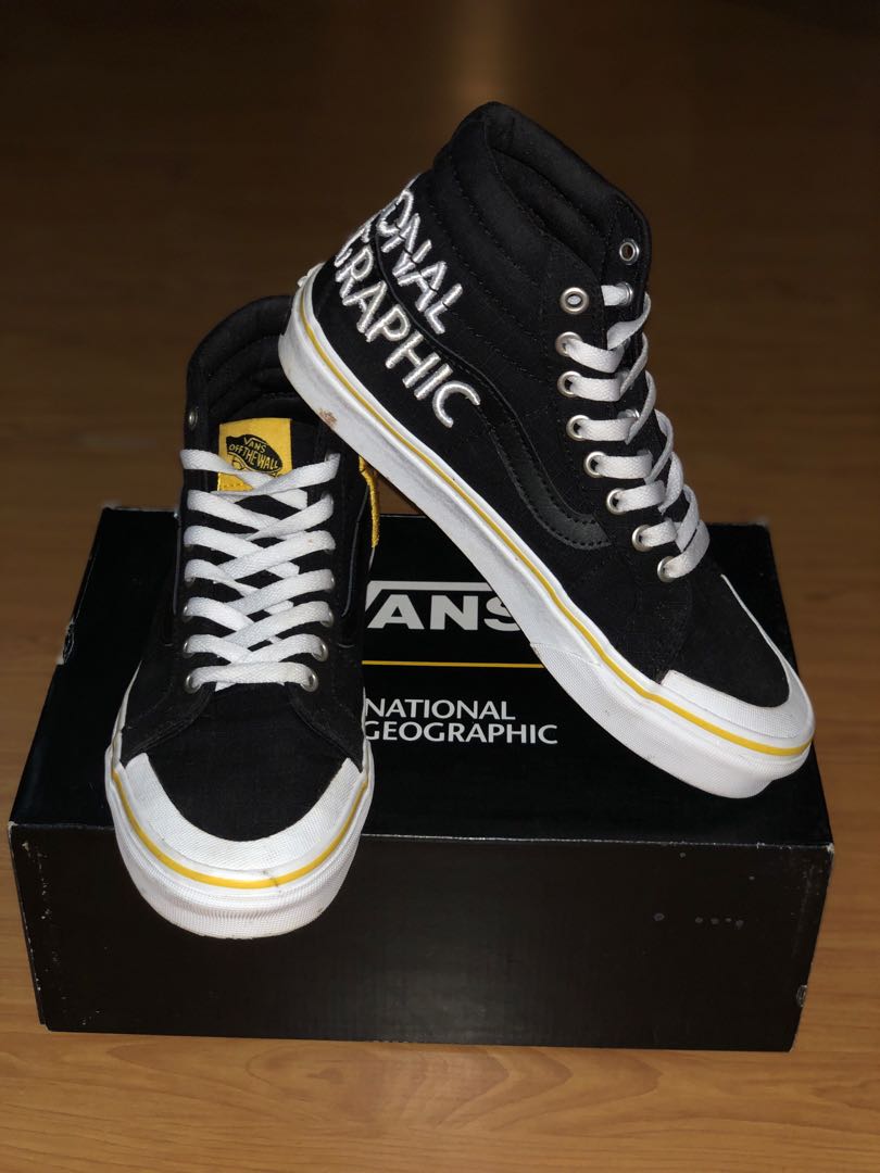 High Cut Vans National Geographic Limited Edition, Women's Fashion ...