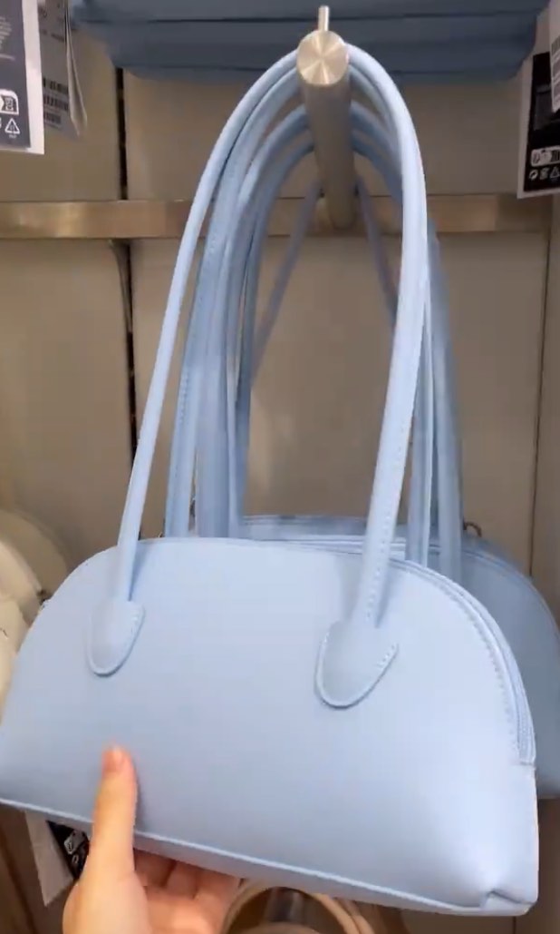 H&M LOOP SHOULDER BAG BLUE BIRU MUDA SALE FROM 399‼️, Fesyen Wanita ...