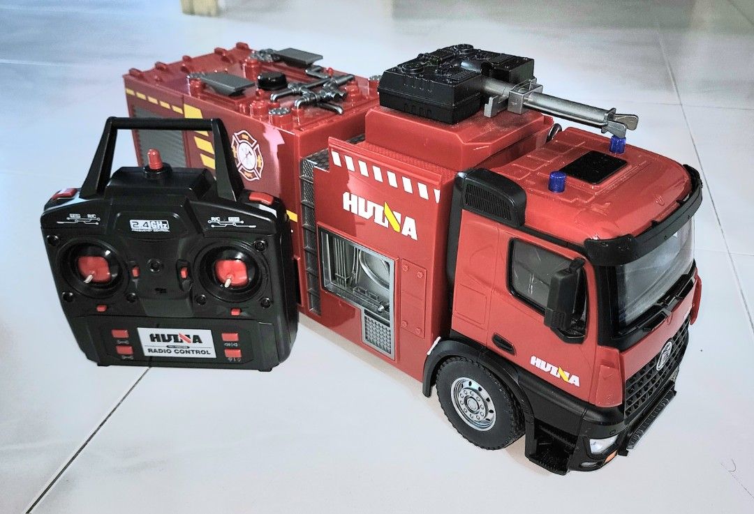 Huina RC FIRE TRUCK, Hobbies & Toys, Toys & Games on Carousell
